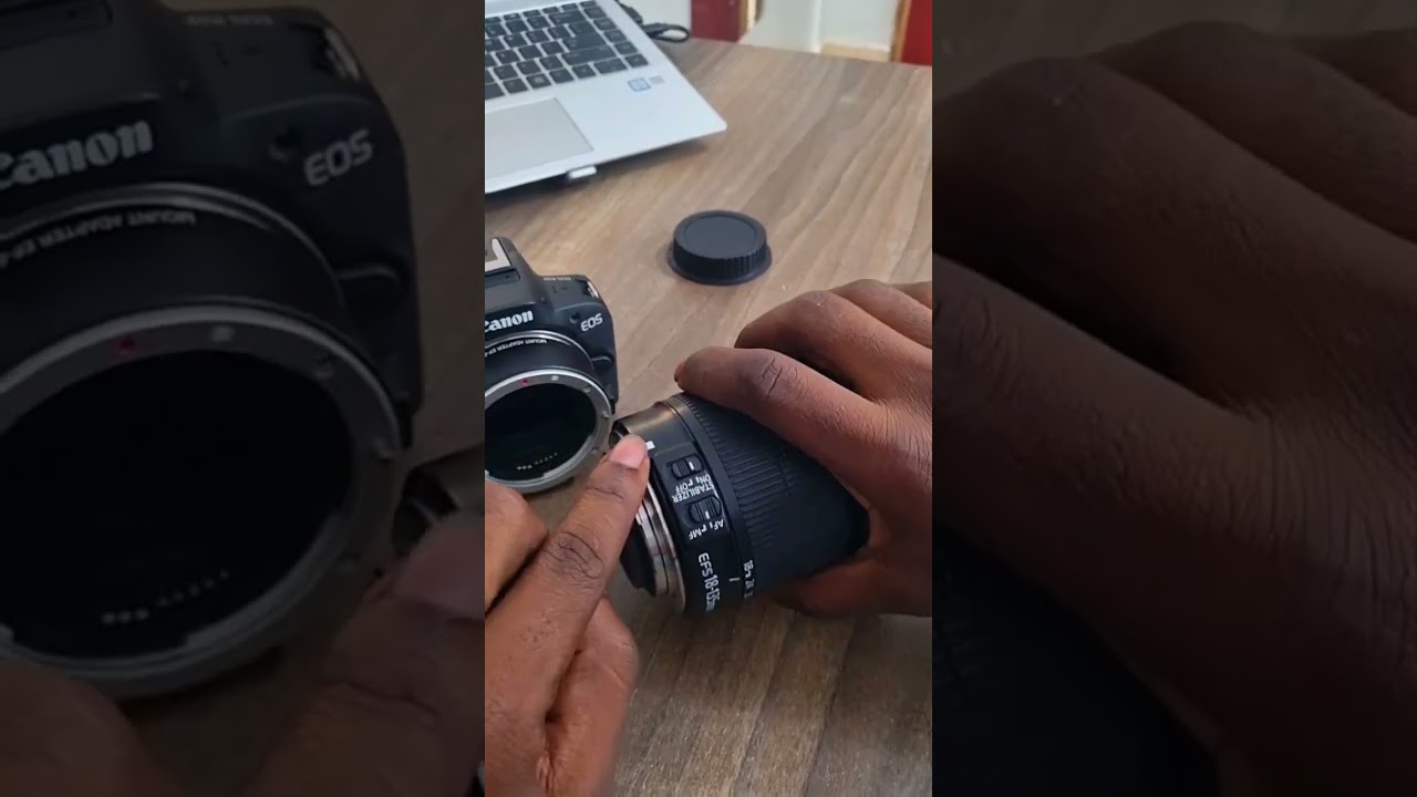 Adaptador RF Lente Canon Ef E Ef-s Mirrorless EOS R Auto Foco Automático