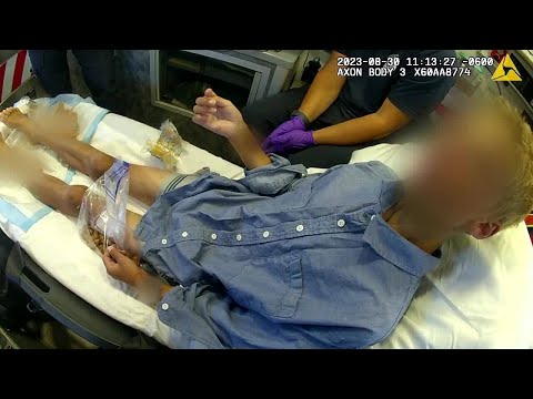 Bodycam footage in ambulance shows Franke child moments after rescue