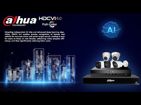 Dahua HDCVI 6.0 AI, Perimeter Protection, Face Recognition, SMD Plus, Metadata Search
