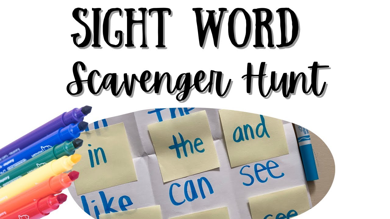 Sight Word Scavenger Hunt
