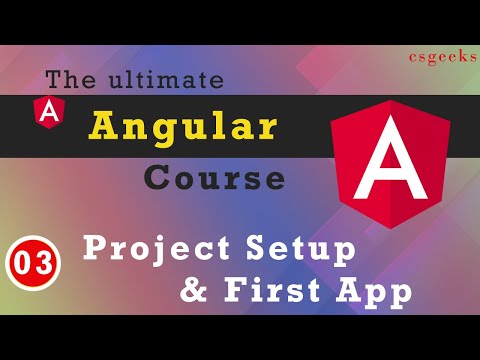 Learn Angular 9 Tutorial 3 Project Setup and First App - Mind Luster