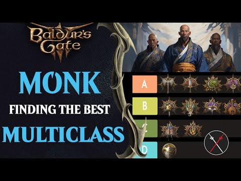 Baldur's Gate 3 Monk Multiclassing Guide & Ranking
