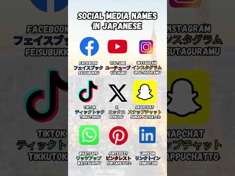 "Social Media Names in Japanese! π± | Nihongo Ninja"