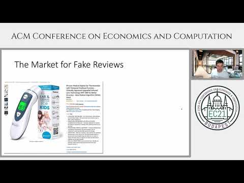 EC'21 Flash Video: The Market for Fake Reviews