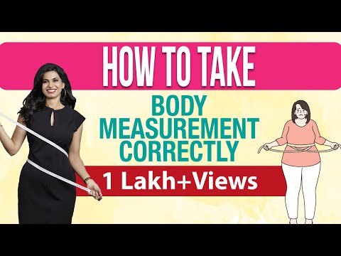 How to take body measurements with an inch tape