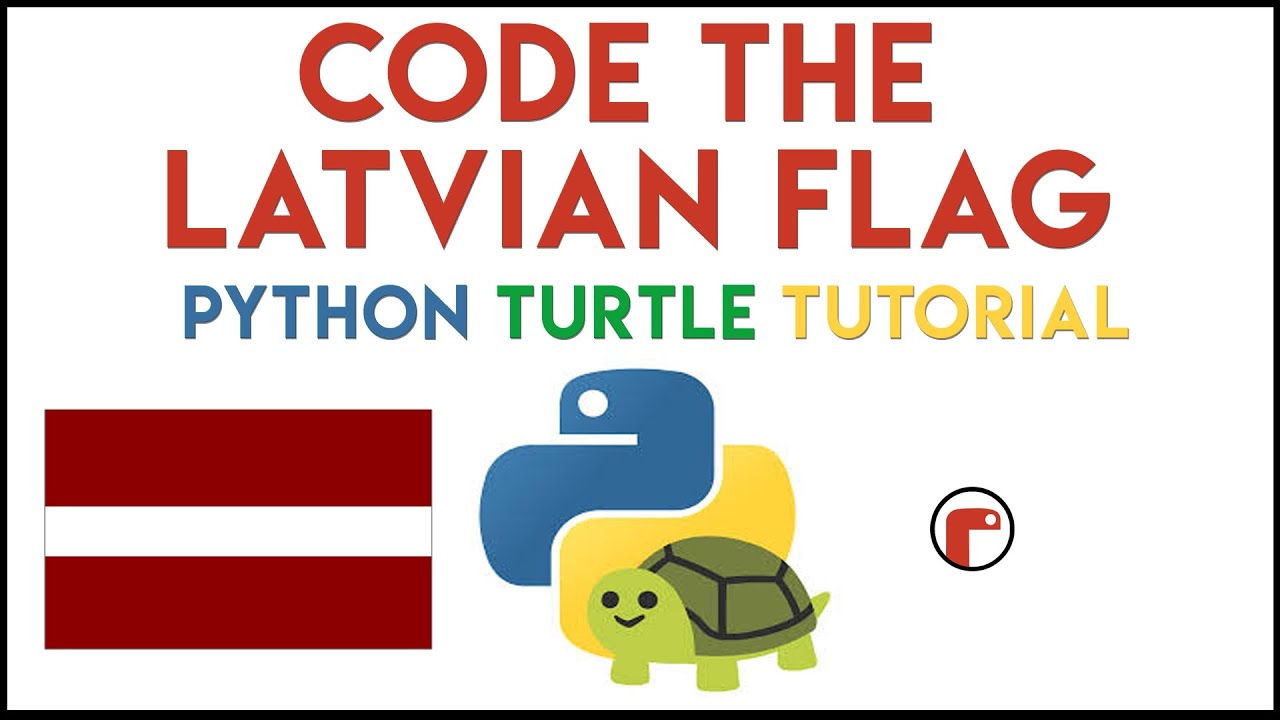 Python Turtle - Code the Latvian Flag Tutorial