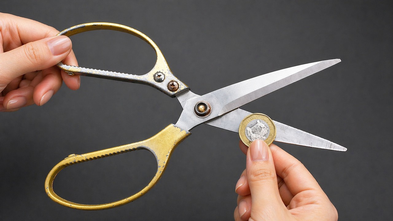 Scissors SHARP as a RAZOR with Just One Coin. No Tools, No Hassle! |Clever Tricks