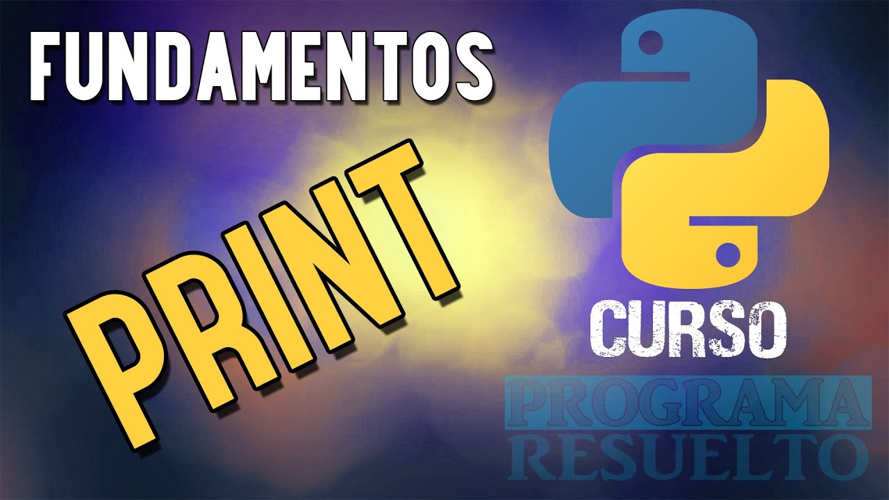 Función print en Python | Cómo imprimir por pantalla en Python | CURSO DE PYTHON 2021 | #3