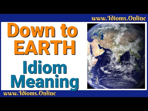 What Does the Expression Come Down to Earth Mean? Idioms Online