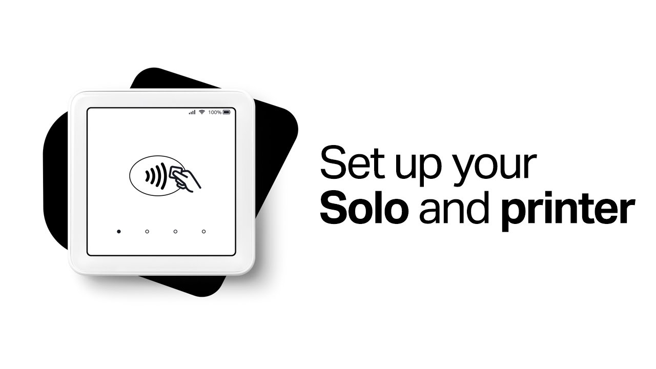 Set up your SumUp Solo Card Reader and Solo Printer