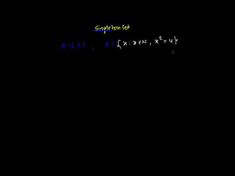 What is Singleton Set - Set Theory 10