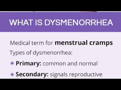 Dysmenorrhoea/ Menstrual cramps/ painful period s @Alixson health