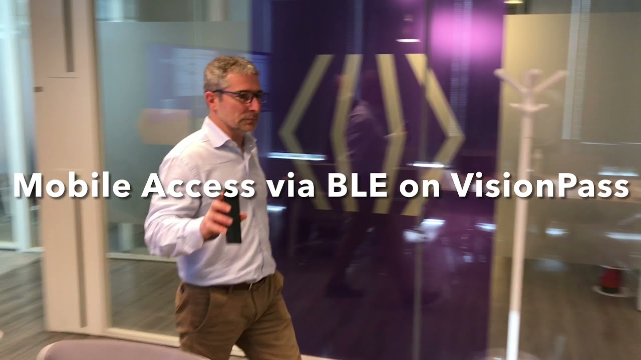 VisionPass with Mobile Access via BLE