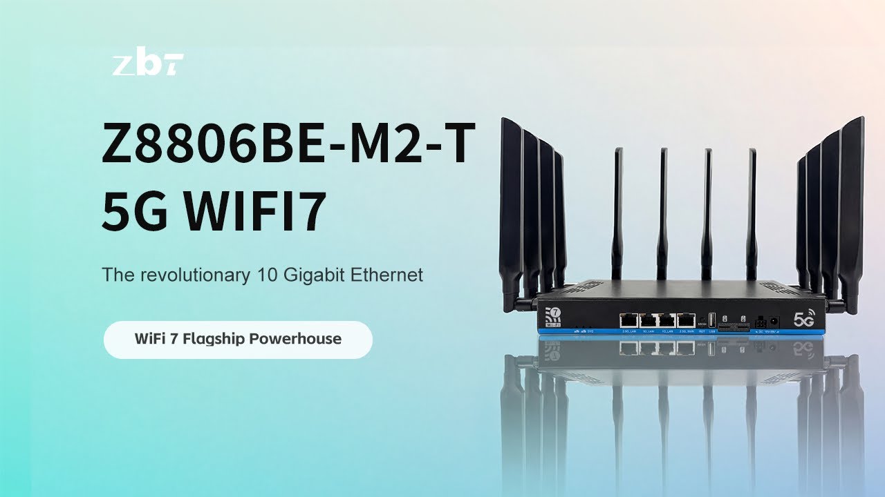 WiFi 7 Dual SIM 5G Router Setup & Web UI Walkthrough | Z8806BE-M2-DS-T