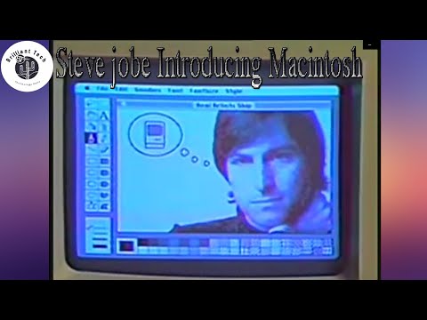 Introduces the Macintosh The Lost 1984 Video young Steve Jobs | Brilliant tech 80