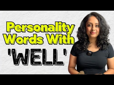 Personality Words In English Starting With โWELLโ | Powerful Vocabulary To Describe People #shorts