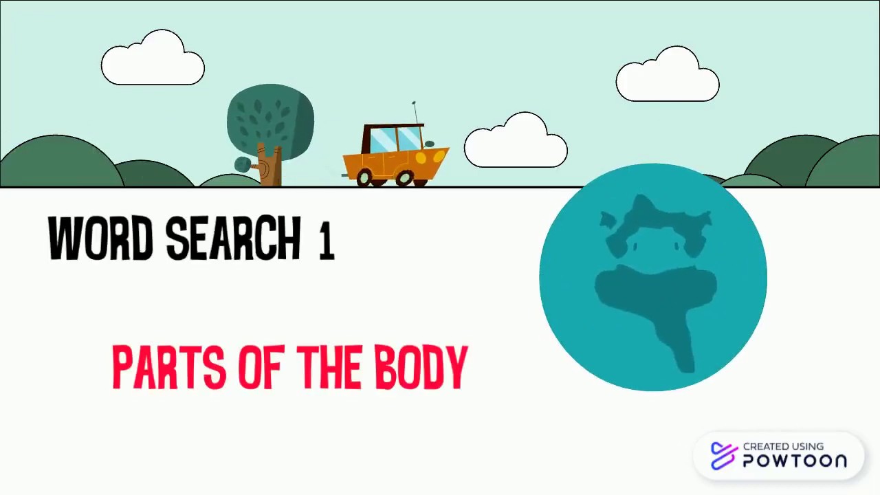 WORD SEARCH 1 - Parts of Your Body