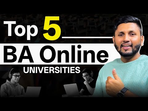 Top 5 Online BA Universities in India | Eligibility, Fees & Career | BA Admission 2025 | Online BA