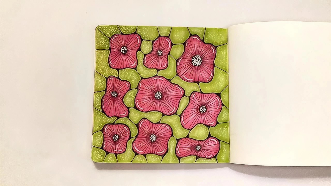 Zentangle pattern for beginners 🔸Zenart 🔸Doodle