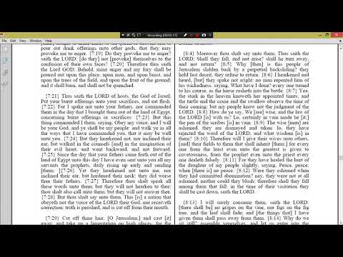 Jeremiah Chapter 8