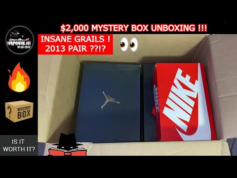 CRAZY GRAILS in this $2,000 Mystery Box from an Instagram Reseller ! (Dripcheck_661) Was it worth it