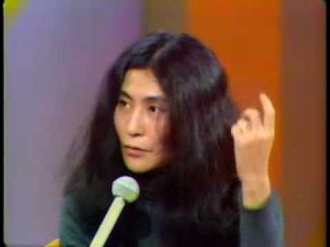 Yoko Ono talks to Sir David Frost about her concept for the 'Smiles Film' - 17 December 1971