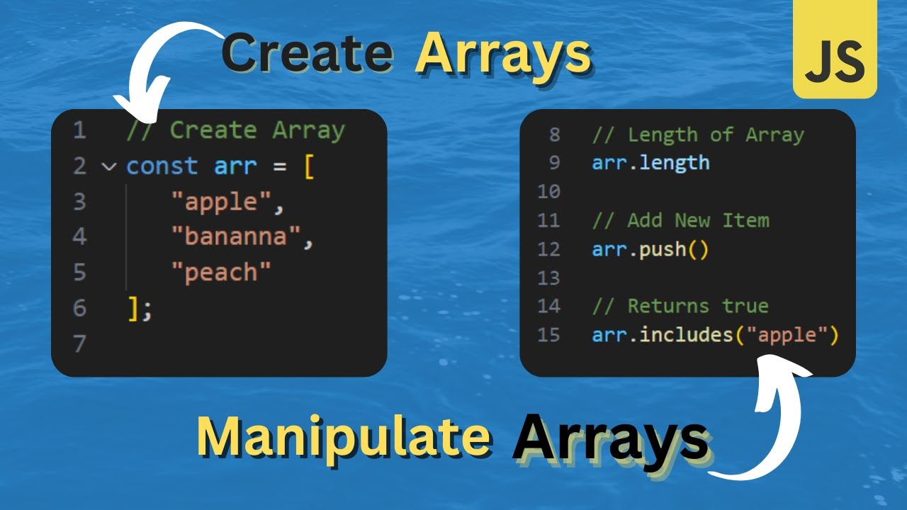 Learn JavaScript Arrays and Array Methods EASY!