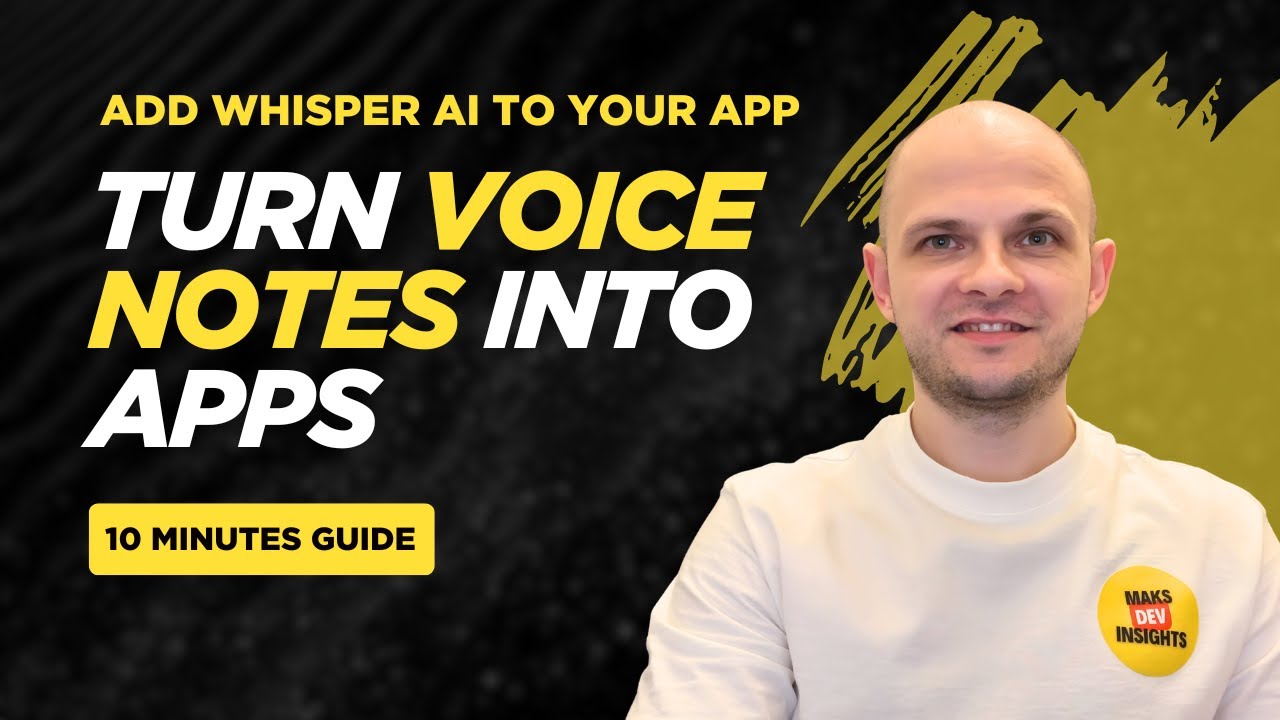 Add Speech Recognition to Your App:Whisper + React + Node (10-Minute Build)