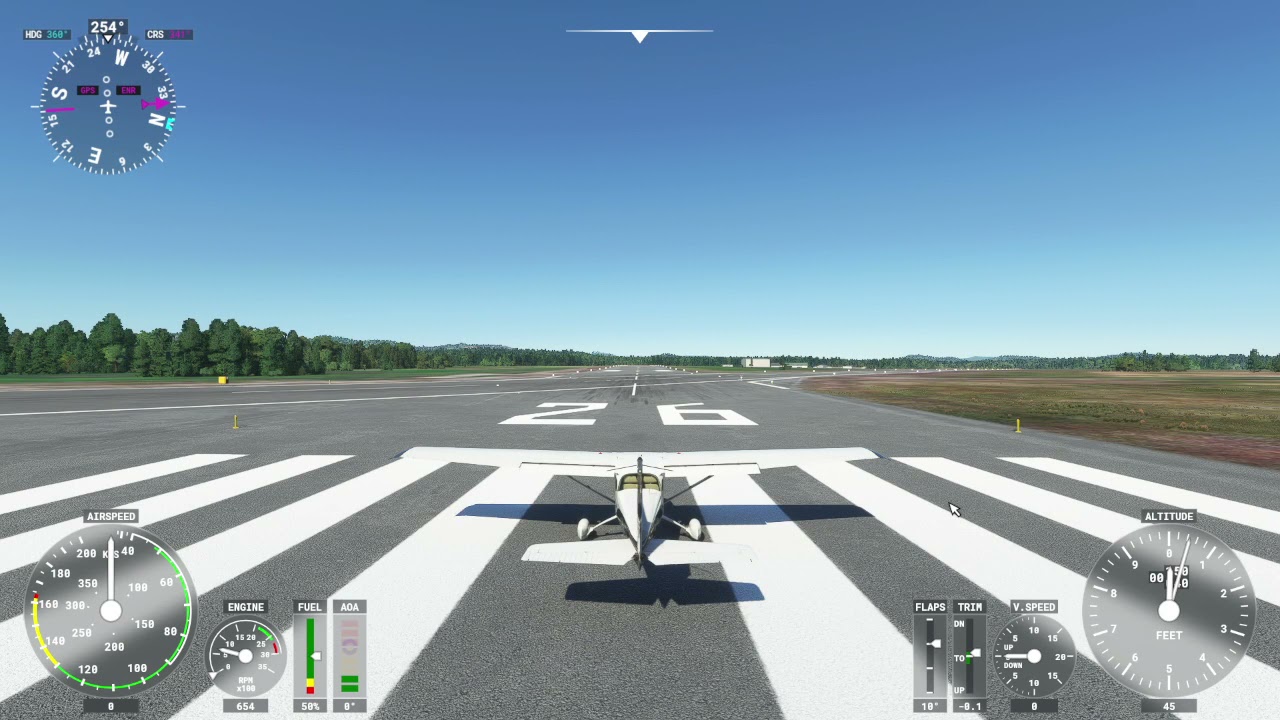 "Set Elevator Trim" and "Toggle Elevator Trim" control settings are ...