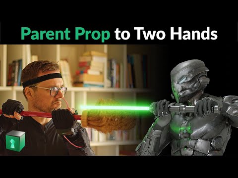 Blender Secrets - Two handed prop in Mocap (Rokoko and Blender)