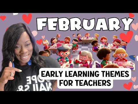 February Activities Themes | Preschool Curriculum | Childcare Toddler Homeschool Lesson Plans #prek