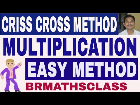 How to multiply two digit number by criss cross method – brmathsclass