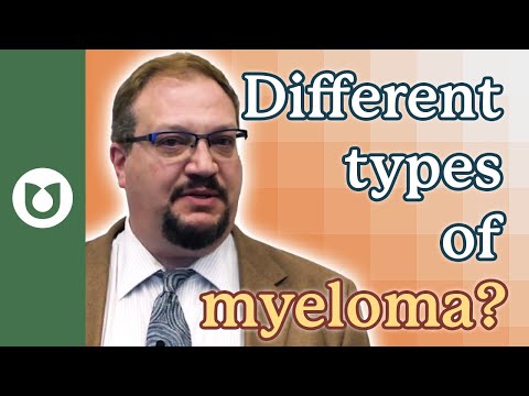 What are the different types of myeloma? #myeloma
