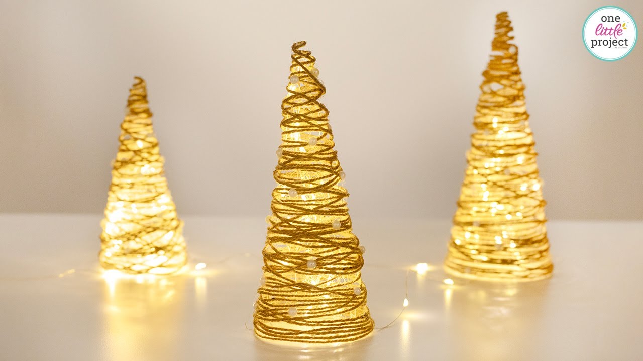 DIY String Christmas Tree | Easy Twine Christmas Tree Decoration