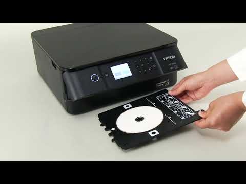 How to Copy CD/DVD Labels （Epson XP-6100,XP-6000) NPD5887