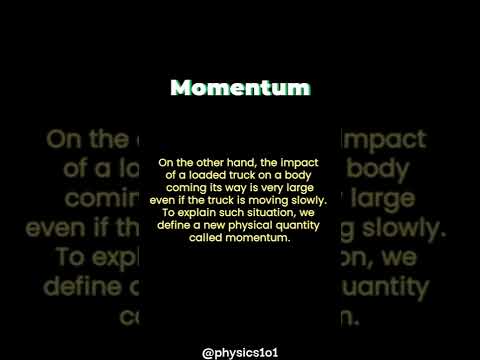 What is momentum? - Explained | Learn Physics