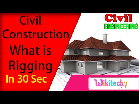What is Rigging in Construction | Civil Construction Interview Questions and Answers