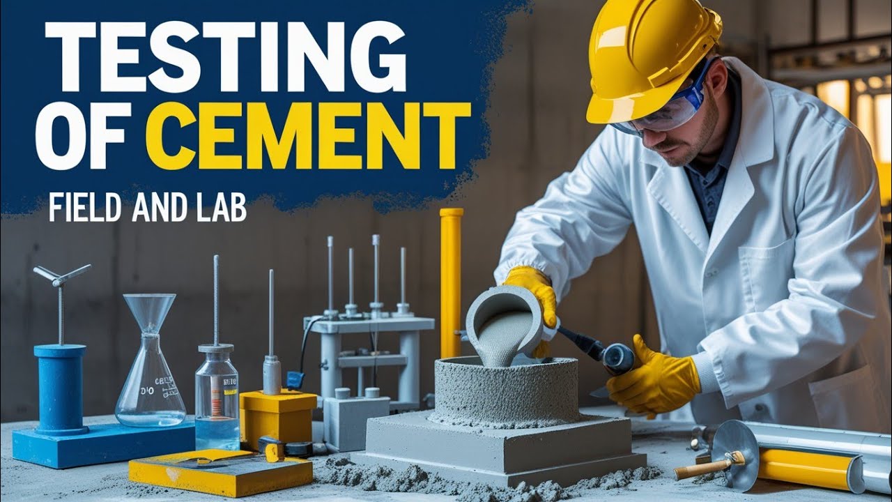 Test of cement in Civil Engineering | Field | Lab Test