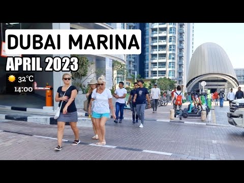 Dubai Walk 4K | Dubai Marina Harbour | Dubai Marina Walk | United Arab Emirates š¦šŖ