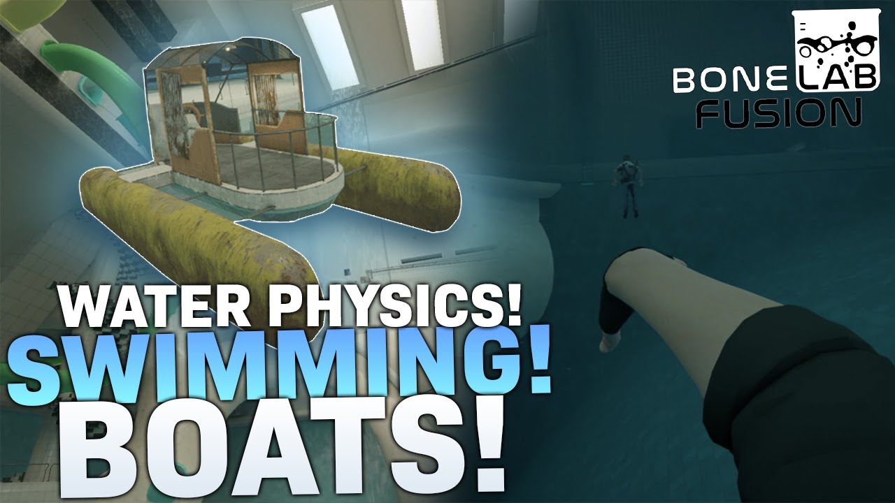 Modders added water physics to BONELAB
