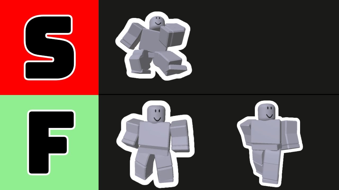 Ranking EVERY SINGLE Roblox Animation Pack!