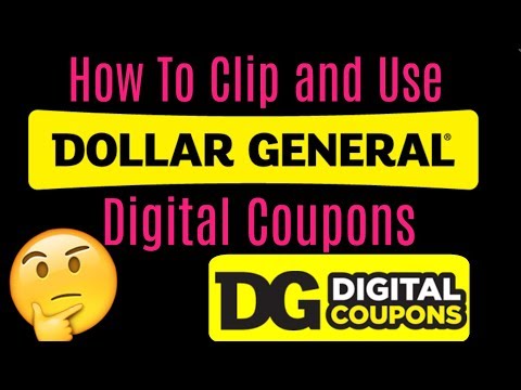 How To Clip and Use Dollar General Digital Coupons!