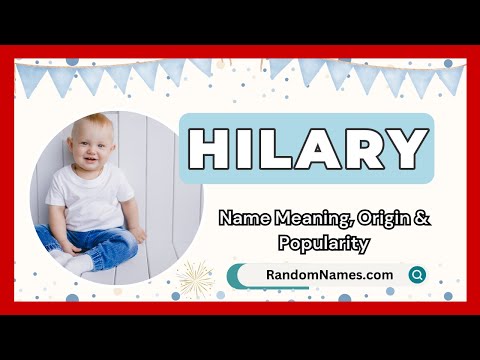 Hilary - Baby Boy Name Meaning, Origin & Popularity - RandomNames.com