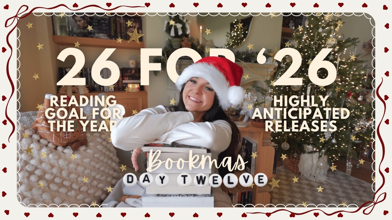 26 books I want to read in 2026 & highly anticipated releases! 🎄🌟 bookmas day 12