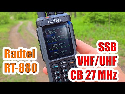 Radtel RT880 27MHz 145MHz 430MHz and SSB radio