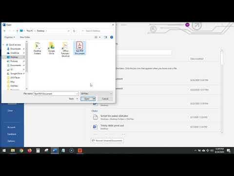 [TUTORIAL] How to QUICKLY Convert a PDF Document to WORD for Editing (Word 2013, 2016, Office 365)