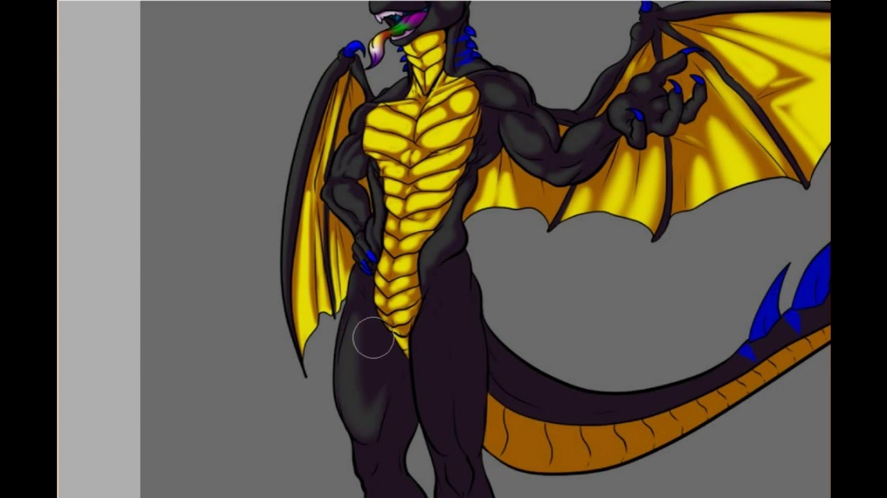 Macabre dragon speed paint