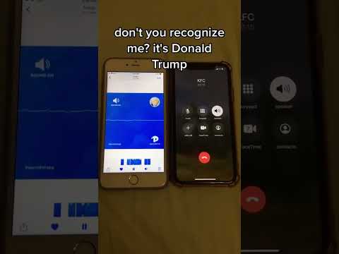IT WORKS,OMG😳‼️🍗 #kfc #prank #donaldtrump #call #voice #funny #happy #freefood