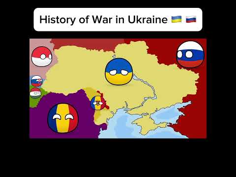 War in Ukraine map (2014-2022) Countryballs #polandball #countryballs #ukraine #russia #war 1