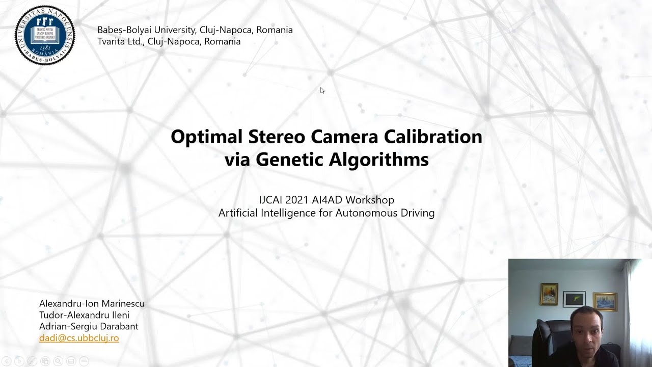 Optimal Stereo Camera Calibration via Genetic Algorithms